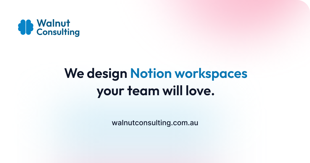 Notion Consultant & Certified Expert | Workspace Design, Automation ...